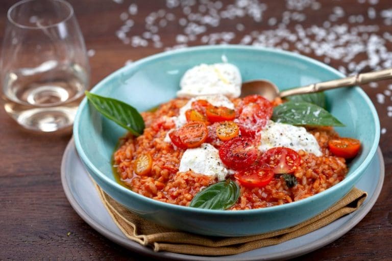 Tomato & Burrata Risotto (Risotto Al Pomodoro E Burrata) - Gusto TV