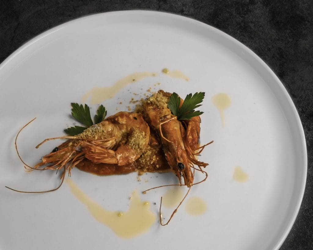 Shrimp Flambé with Plum Brandy - Gusto TV