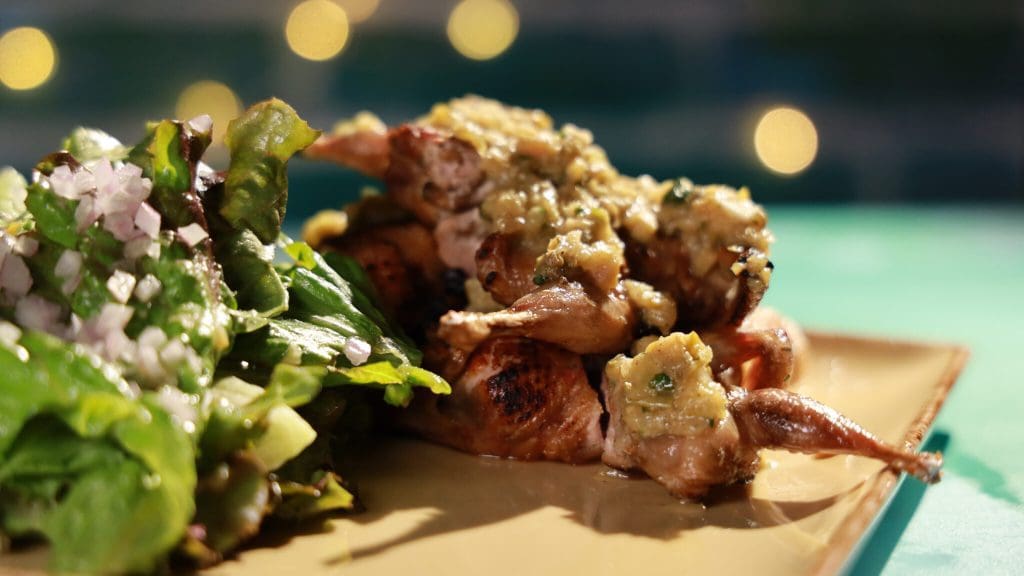 Confit Grape Tapenade with Grilled Quail - Gusto TV