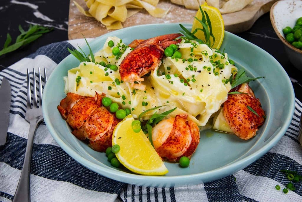 Lobster Pappardelle with Spring Peas - Gusto TV