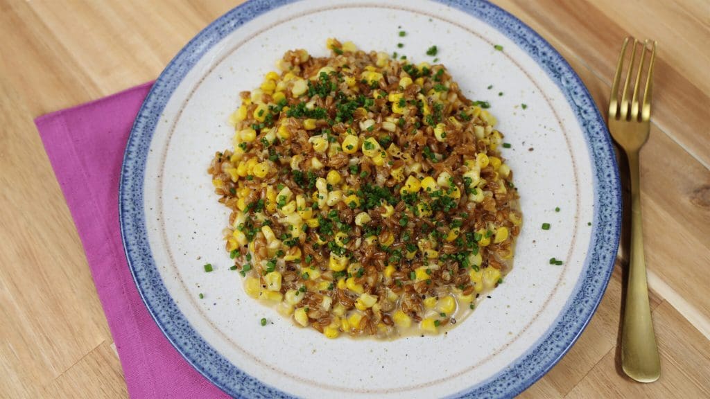 Corn + Italy; Sweet Corn Farroto - Gusto TV