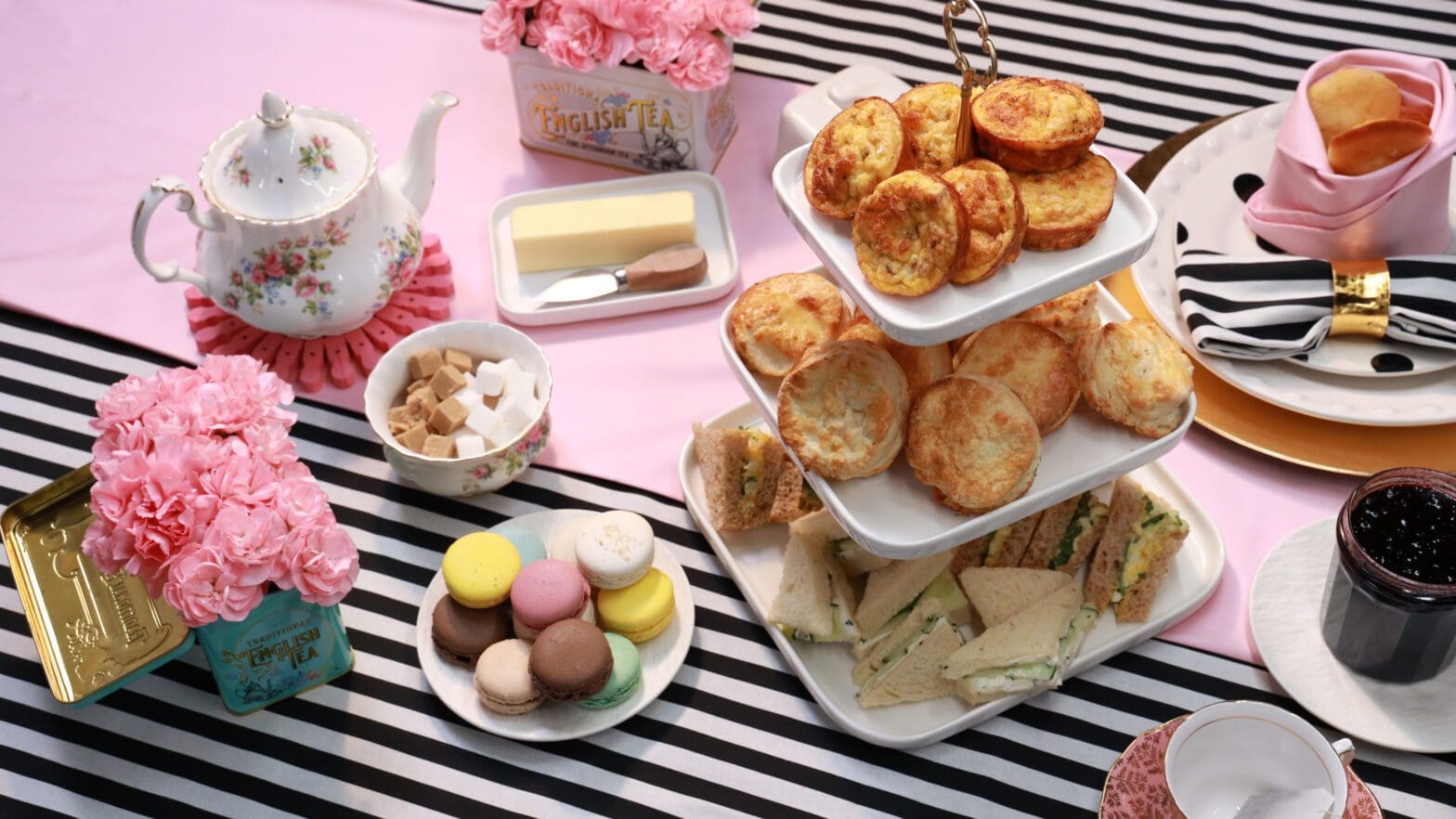 Trio of Traditional Afternoon Tea Sandwiches - Gusto TV