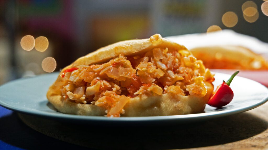 Saltfish and Bake Recipe - Fluffy Fried Bread Street Food - Gusto TV 1