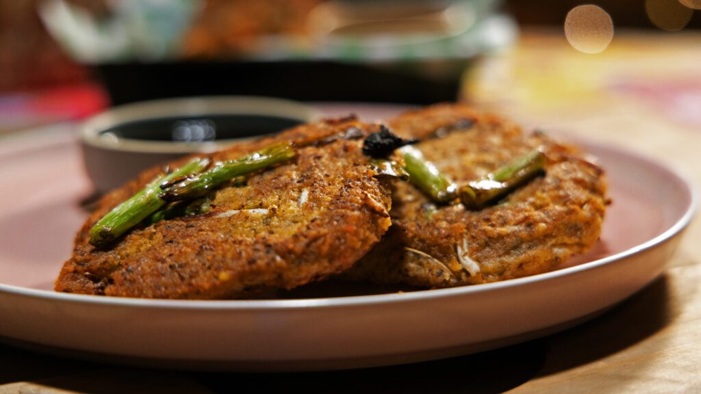 Bindaetteok Recipe – Crispy Korean Mung Bean Pancakes - Gusto TV 1