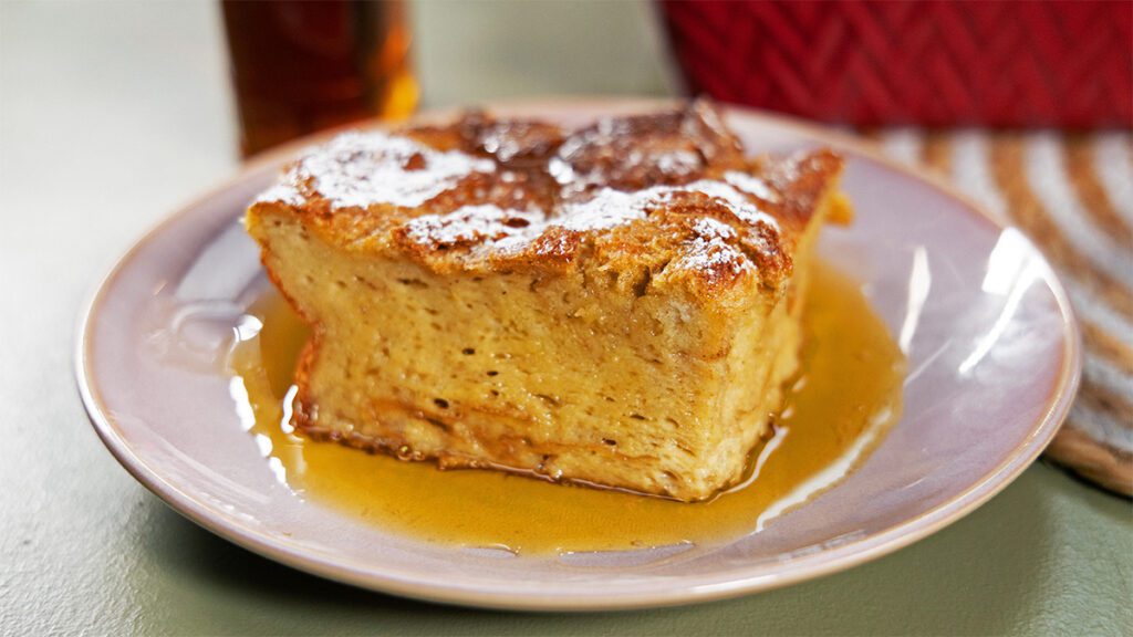French Toast Bread Pudding Recipe – Easy Maple Custard Brunch Bake ...